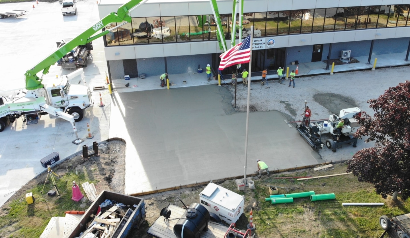 Concrete Placement & Finishing | Tri Mor Road Builders