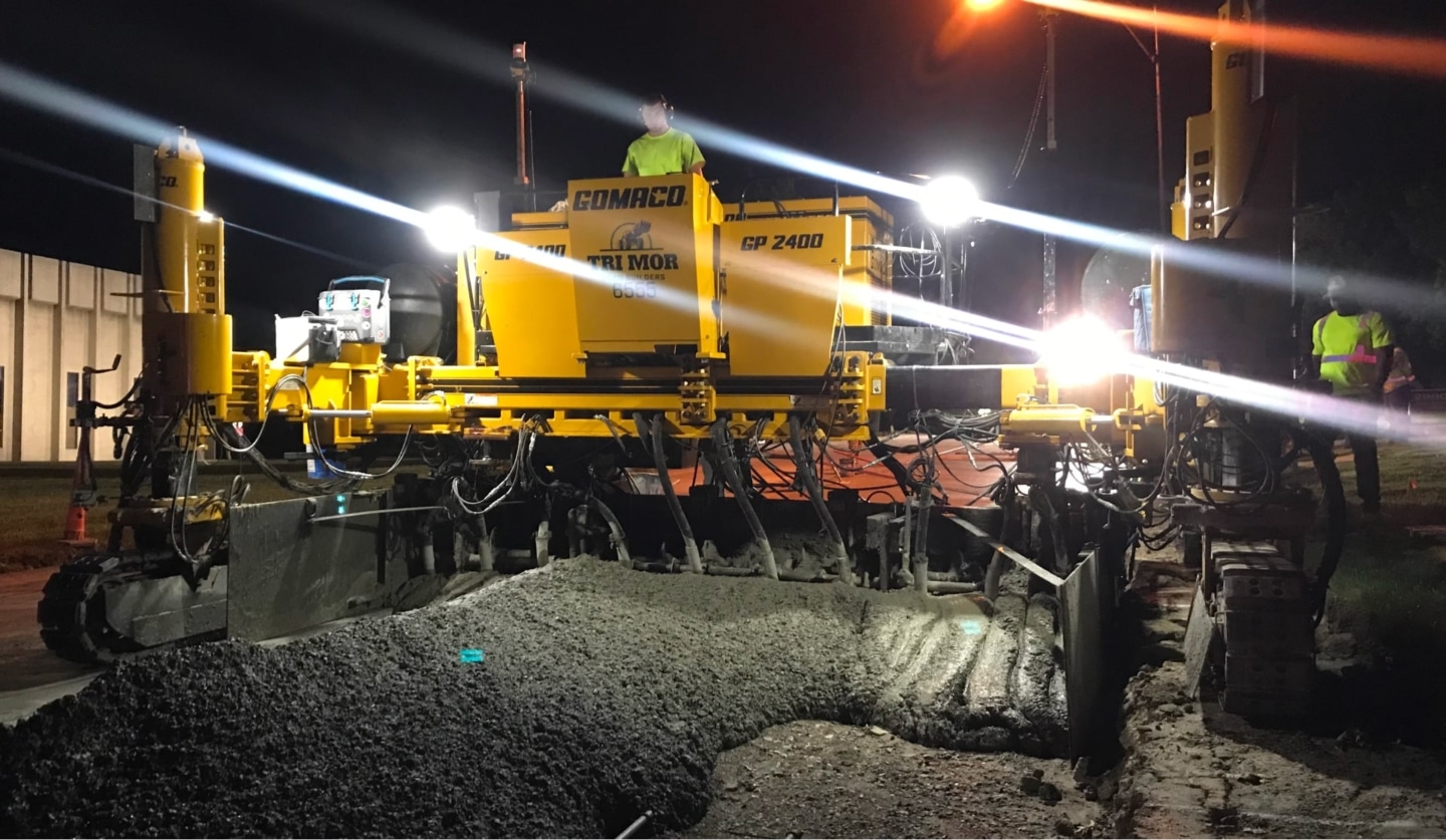 Slip-Form Concrete | Tri Mor Road Builders