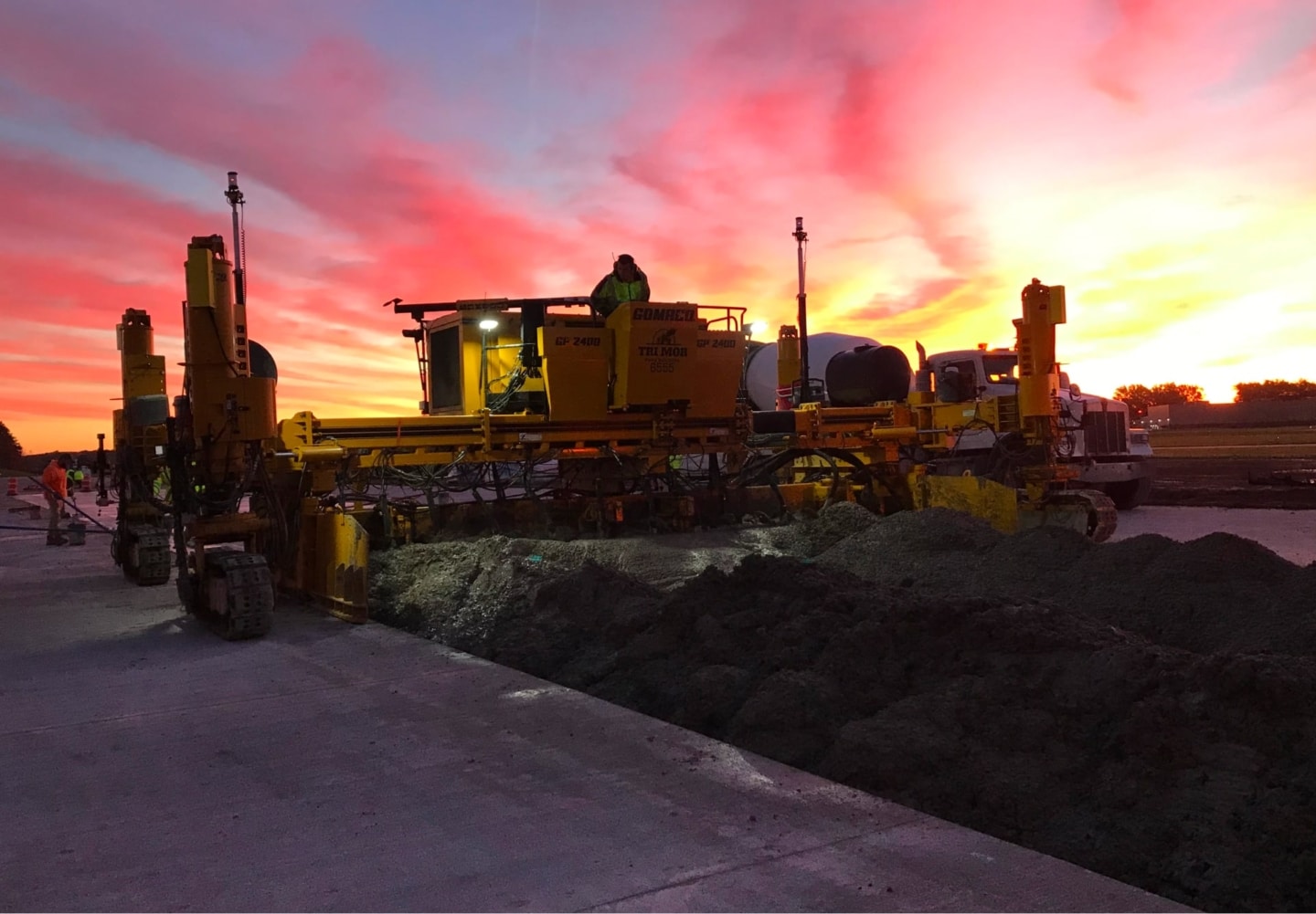 Slip-Form Concrete | Tri Mor Road Builders